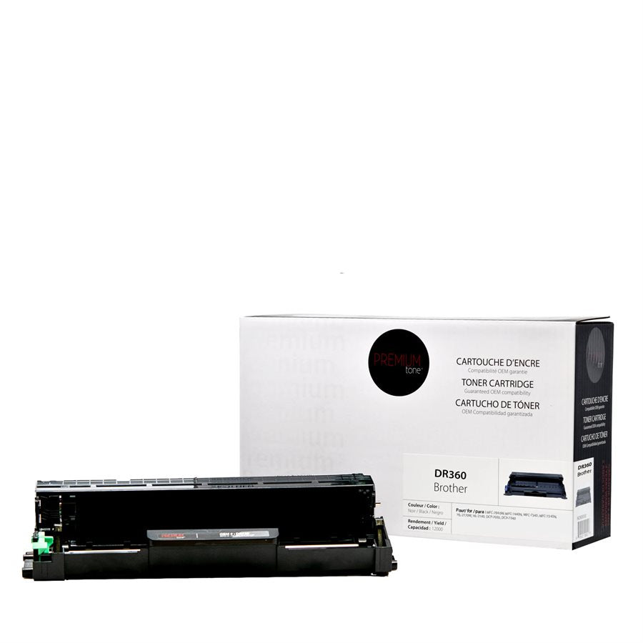 CDR360 - Tambour compatible Brother - 12 000 pages à 5% de couverture – Kartouche Plus