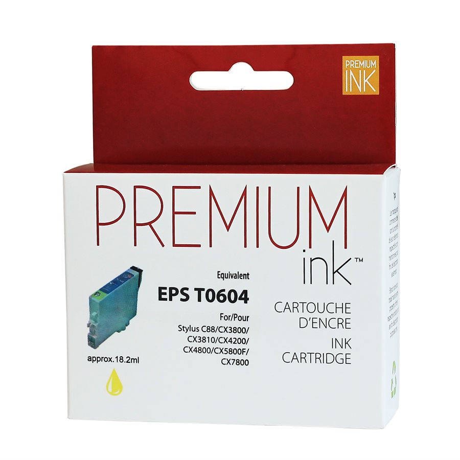 CT060420 - Cartouche à jet d'encre compatible Epson T060 - Jaune - 450 ...